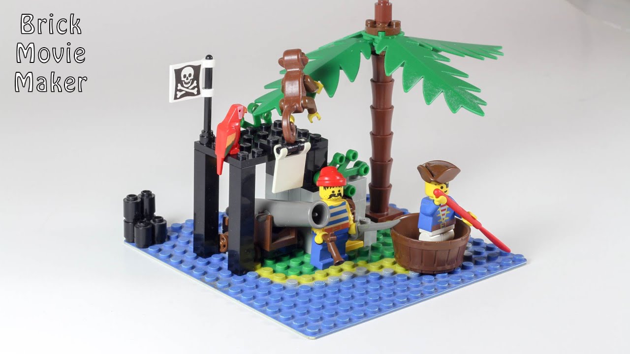 Lego Pirates 6260 Shipwreck Island / Schiffswrack Insel speed build ...