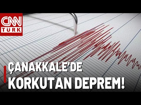 SON DAKİKA 🚨 Çanakkale'de 5,2 Büyüklüğünde Deprem!