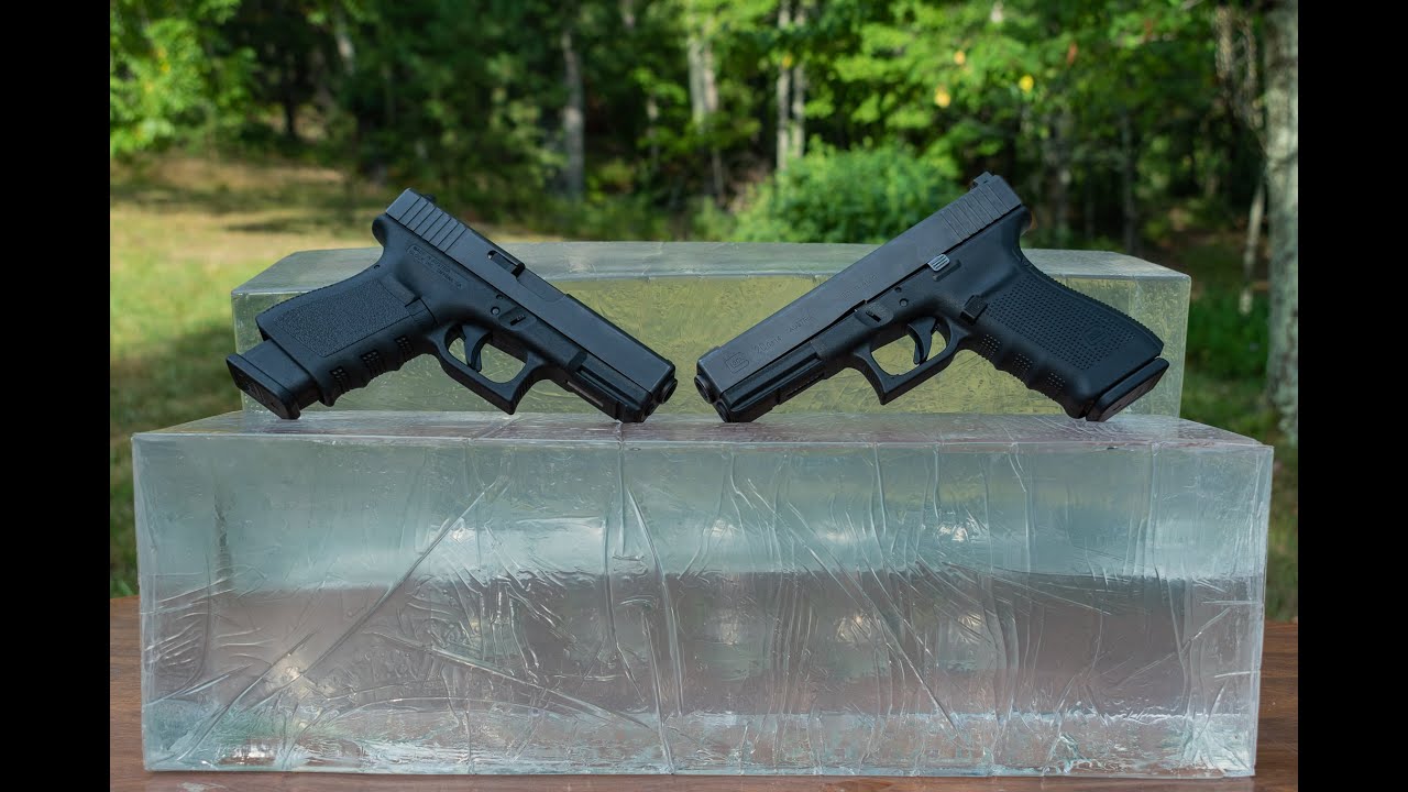 10mm vs 40 vs Ballistics gel (FMJ) - YouTube