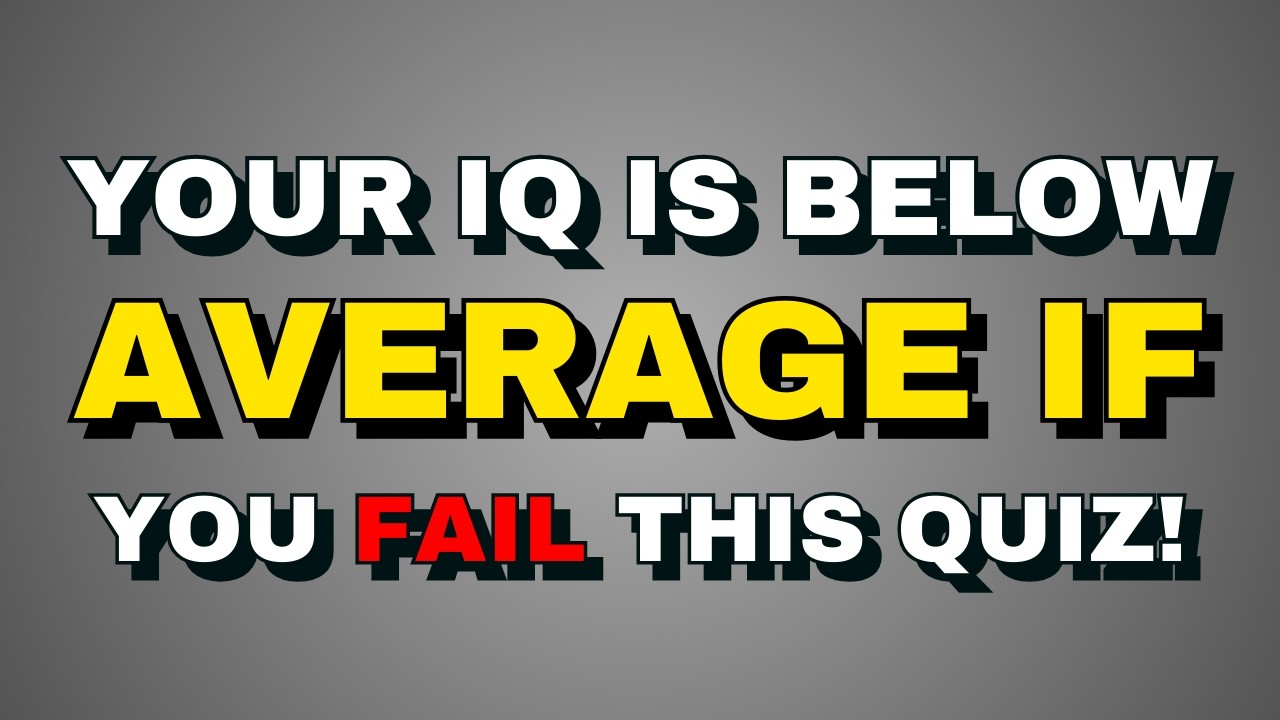 Expand Your Mind: An Elite Trivia Challenge for the Intellectually Curious! - YouTube