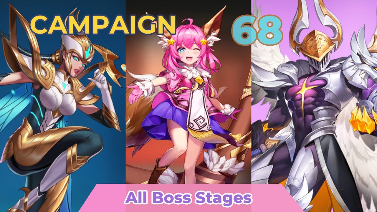 Campaign 68 All Boss Stages |Mobile Legends: Adventure - YouTube