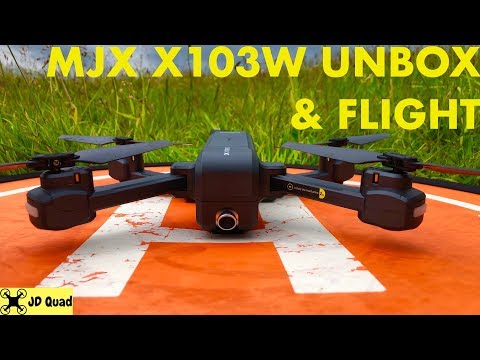 Another New MJX Quad MJX X103W GPS Quadcopter Unbox Flight Test Video YouTube