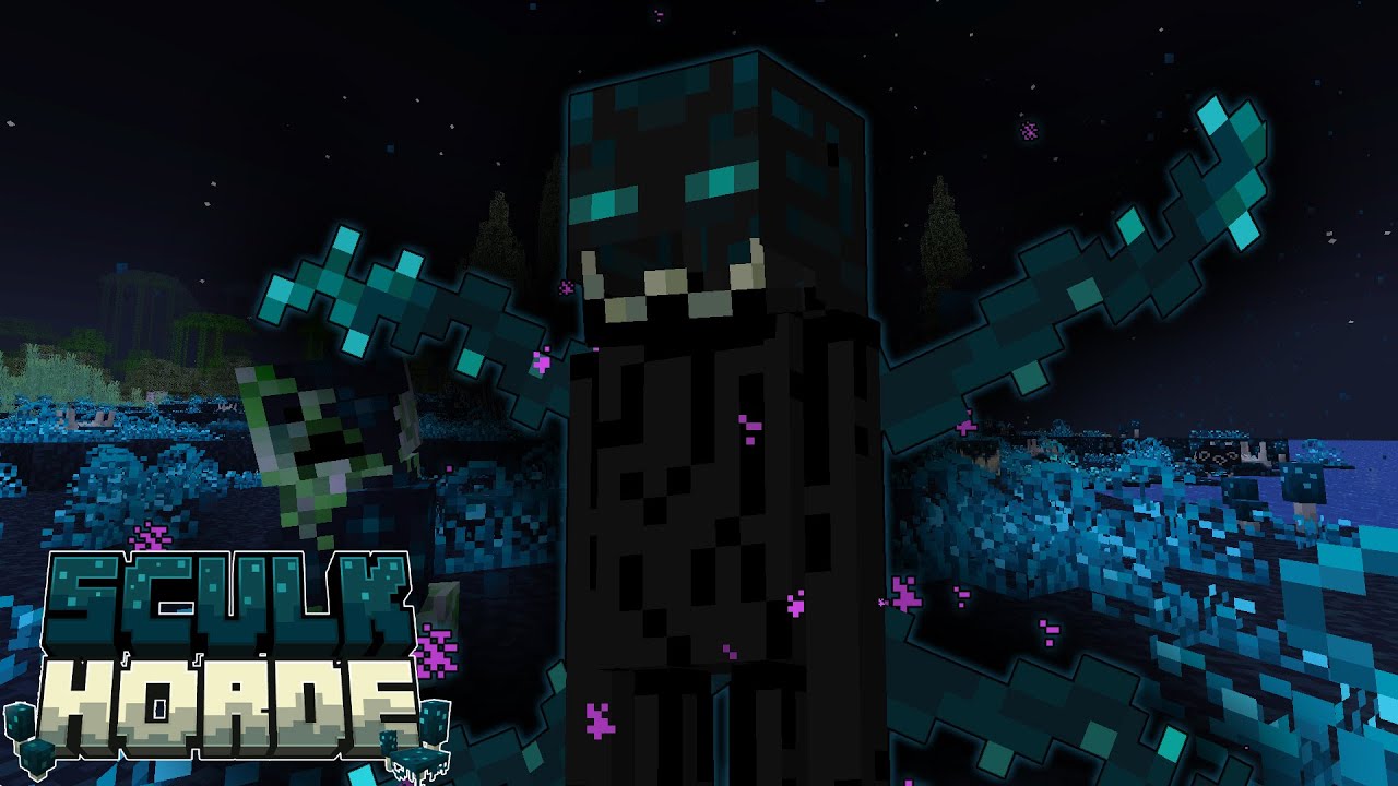 The Hardest Infection Mod Sculk Horde Youtube