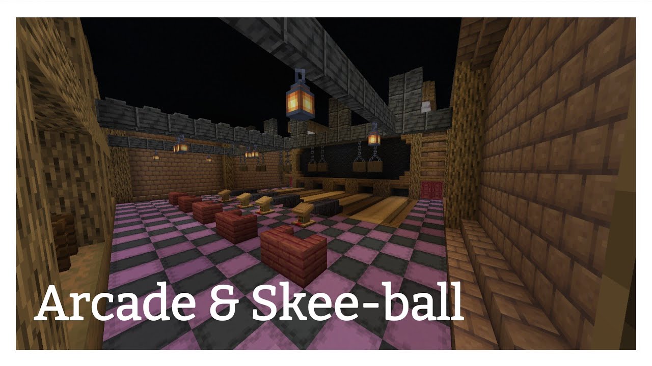 Arcade & Skee-ball | Building & Modeling a Minecraft Entertainment ...