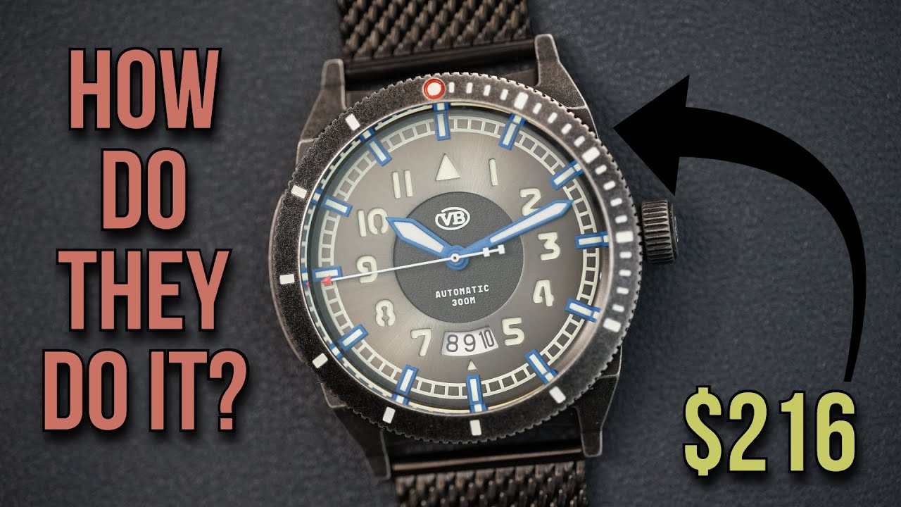 $216 - Van Banner Lea Automatic 300m Dive / Field Watch Lume Monster ...