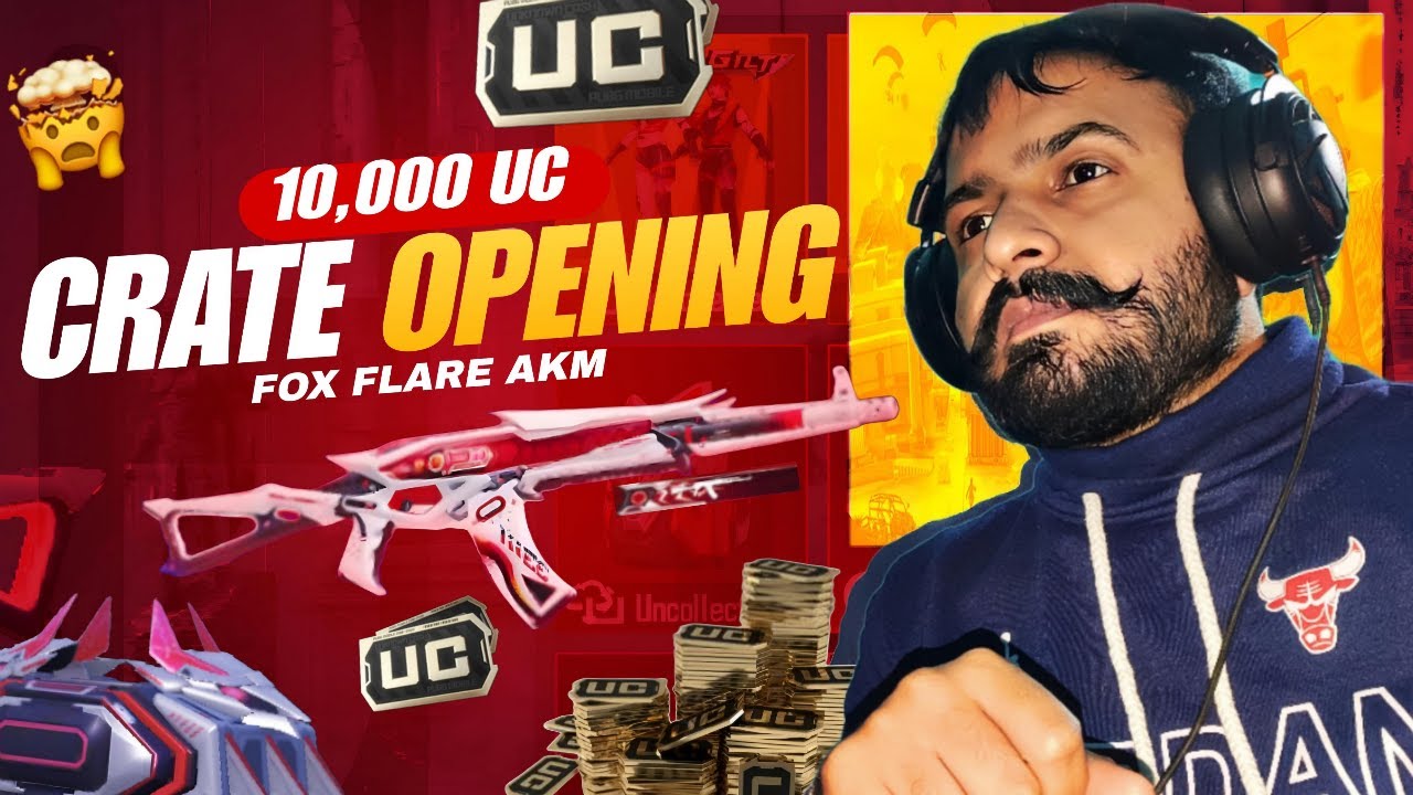 FOX FLARE AKM CREATE OPENING | LUCKIEST CRATE OPENING EVER | NEW AKM ...