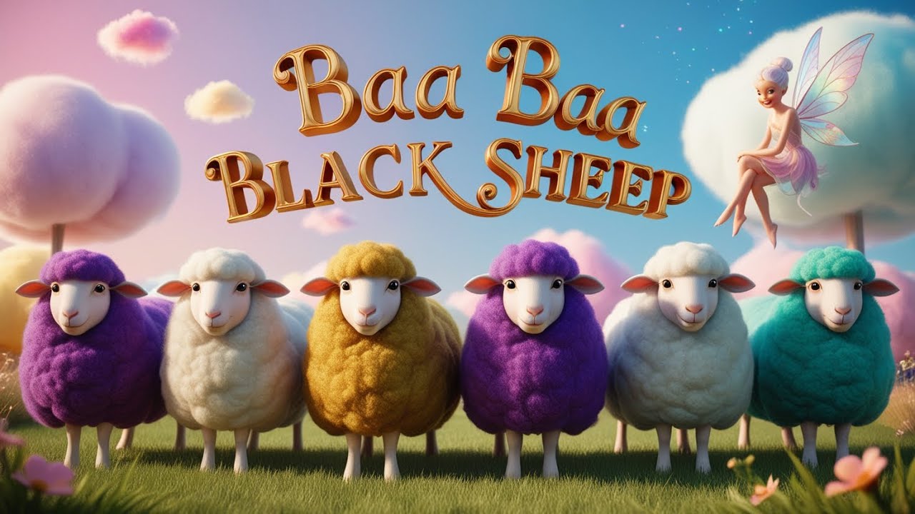 Baa Baa Black Sheep | Popular Nursery Rhymes | Animal Song for Toddlers ...