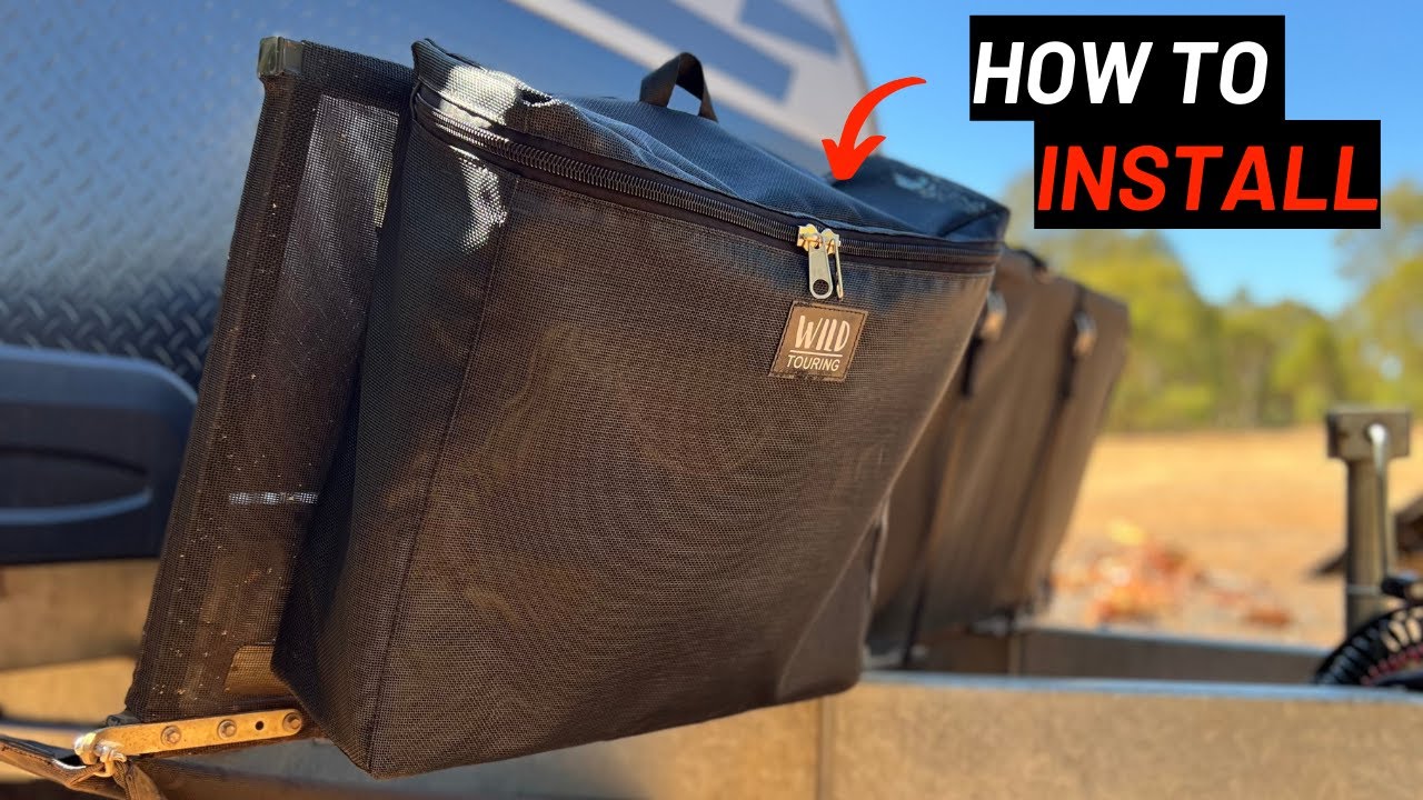 Stone Guard Bag Install || Australian Made || Wild Touring - YouTube