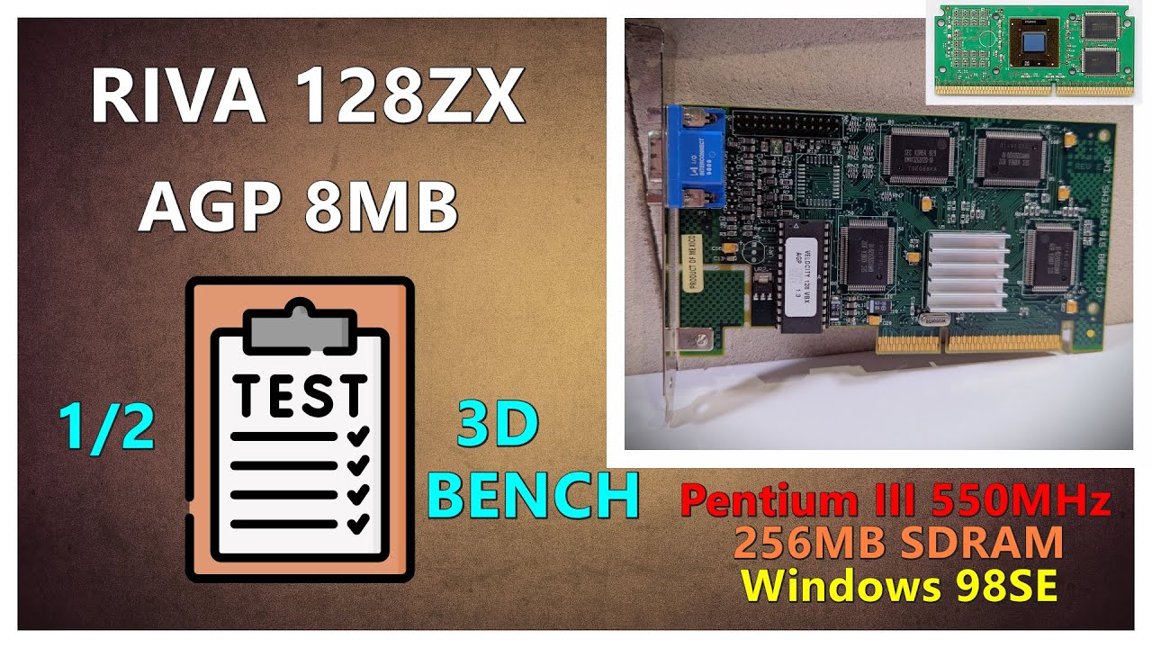 [1/2] 3D BENCH: STB Velocity 128 - Nvidia Riva 128ZX 8MB AGP - YouTube