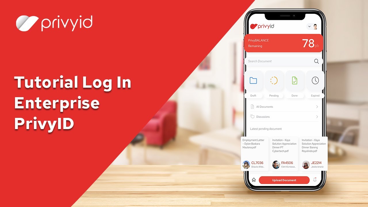 Tutorial Log In Enterprise PrivyID (mobile app) - YouTube