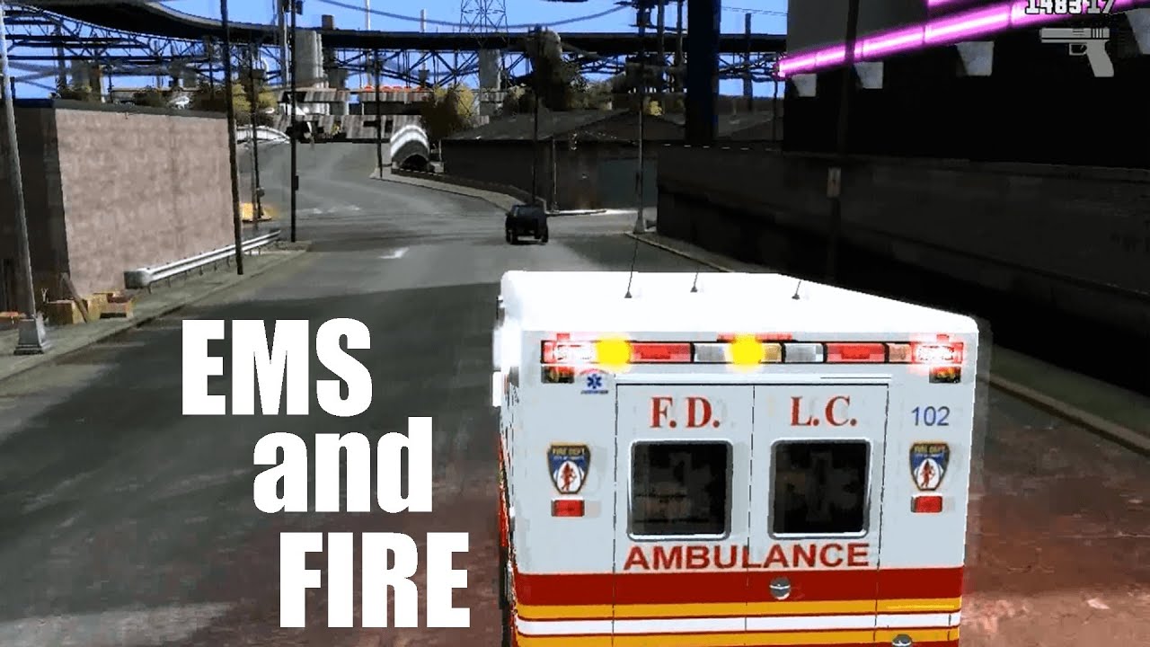 GTA IV: *NEW Mod* EMT & Fire Script - Ambulance + Firetruck! - YouTube