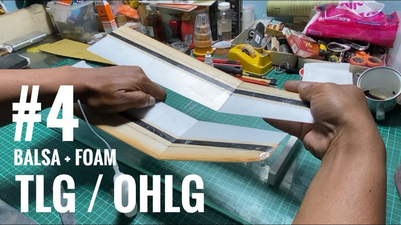 Build Tip Launch Glider Balsa Wing and Foam - YouTube