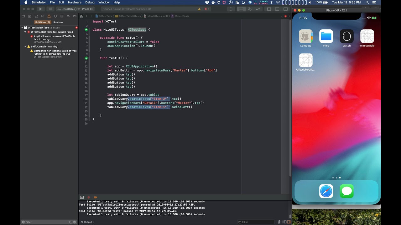 Xcode UI Unit Test Recording And Playback YouTube xcode-ui-unit-test-recording-and-playback-youtube