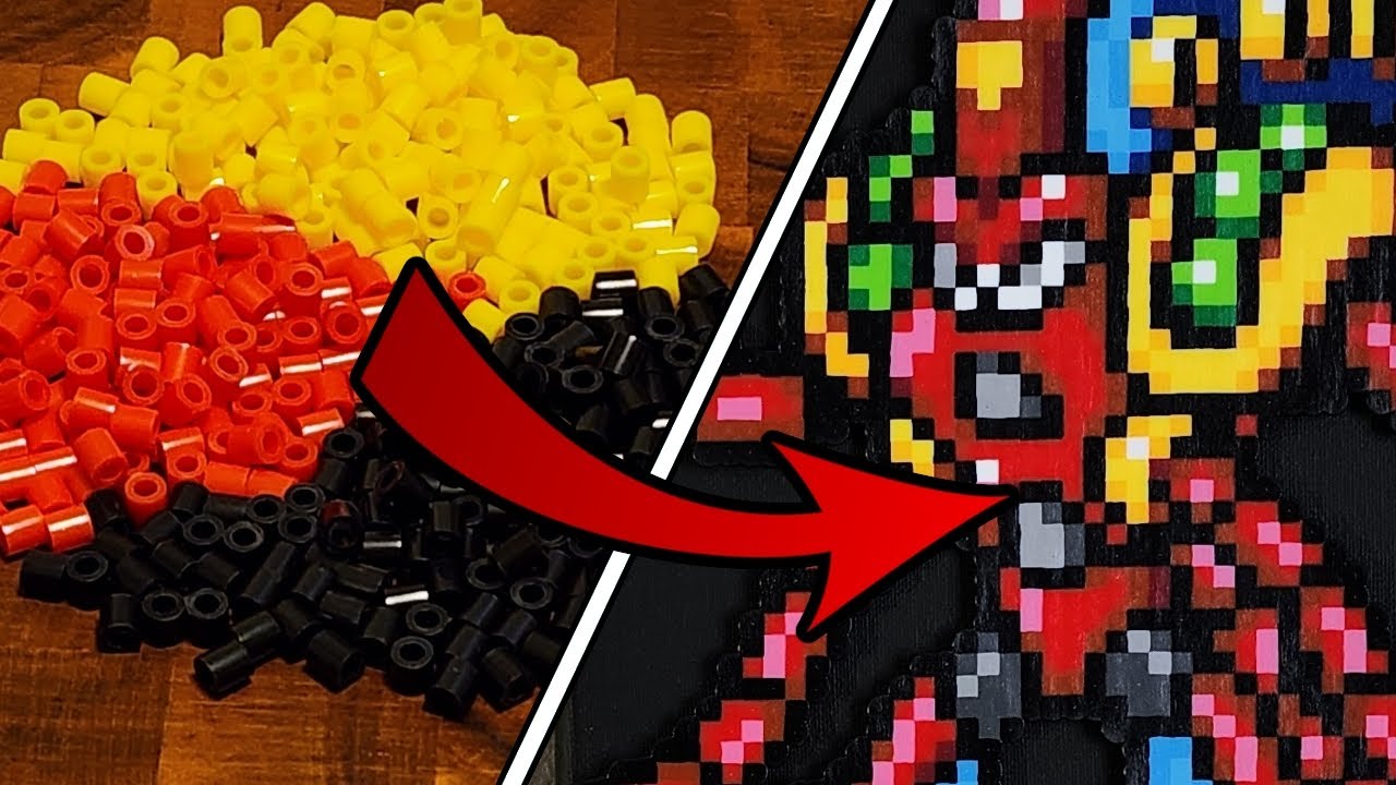 Creating Launch Octopus from Mega Man X: Perler Bead Timelapse! - YouTube