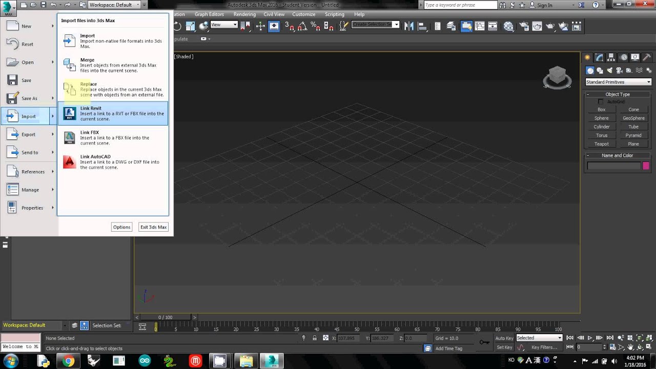 203 How to import your 3DS or FBK files in the 3DS Max Design - YouTube