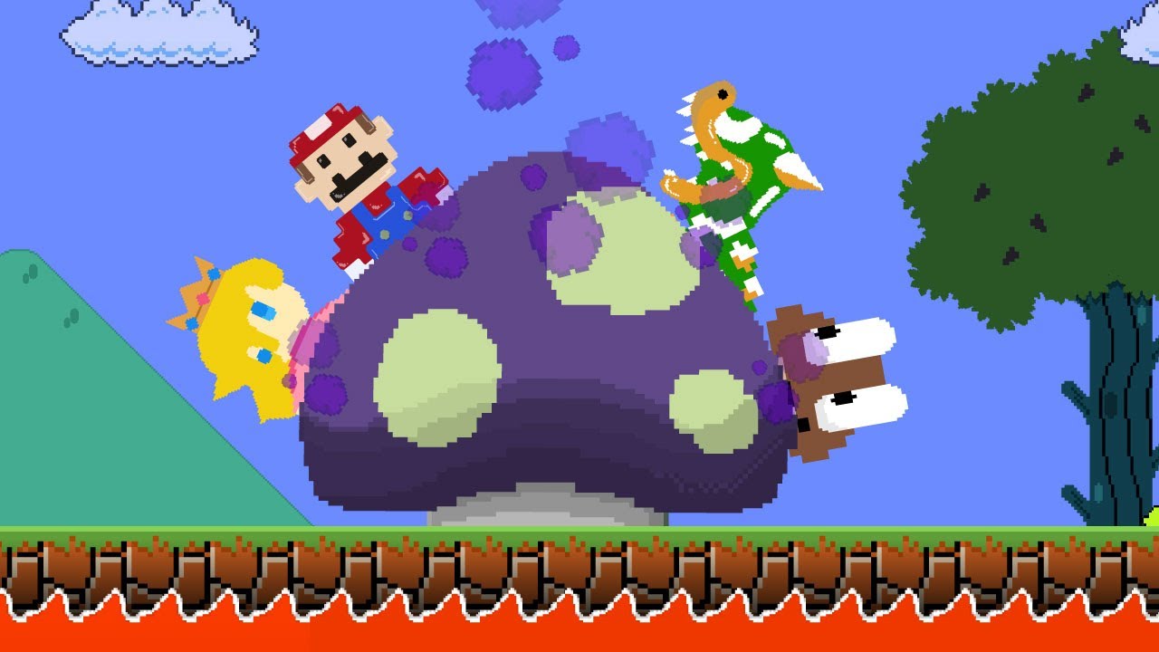 When Cursed Mushrooms Effect Super Mario World - YouTube