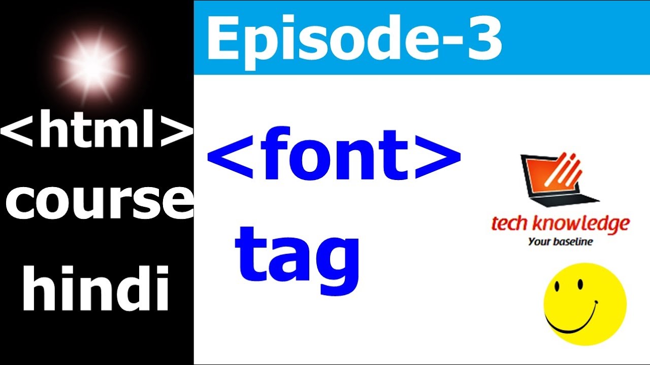 Learn HTML How To Add Font Tag In Html YouTube learn-html-how-to-add-font-tag-in-html-youtube