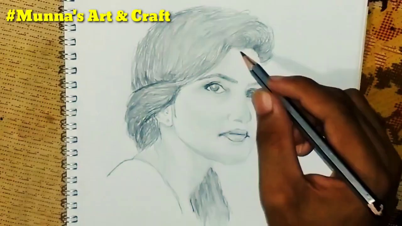 Sketch of Anupama😍 | Indian film Actress | Anupama film star sketch ...