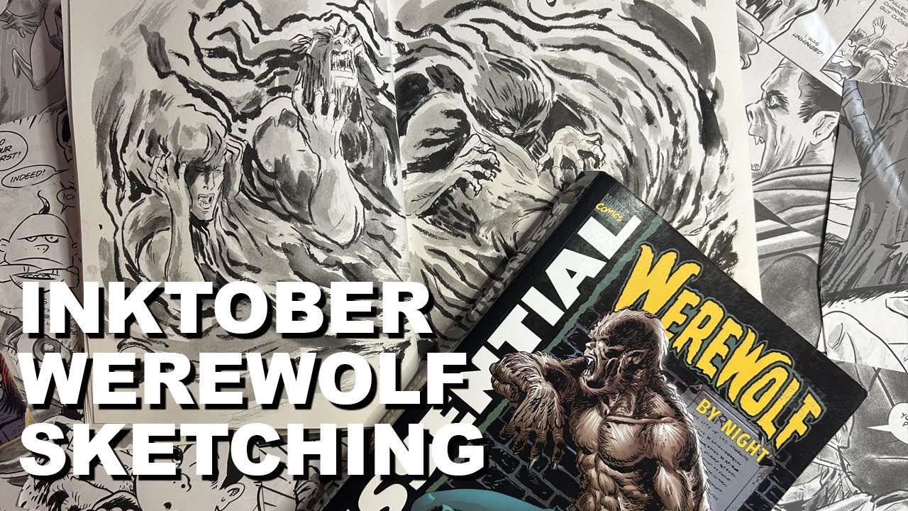 Inktober 2024 Sketching Werewolves • Step by Step • Mike Plug ...