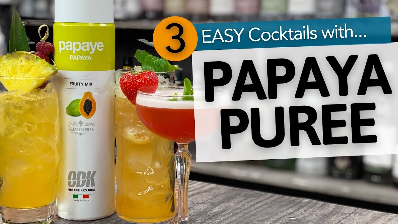3 EASY Papaya Cocktail Recipes | Easy Cocktails you can make at Home ...