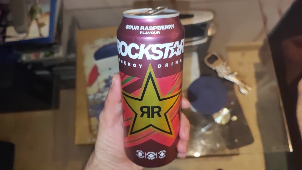 Let's Taste #27 Rockstar Energy Sour Raspberry - YouTube