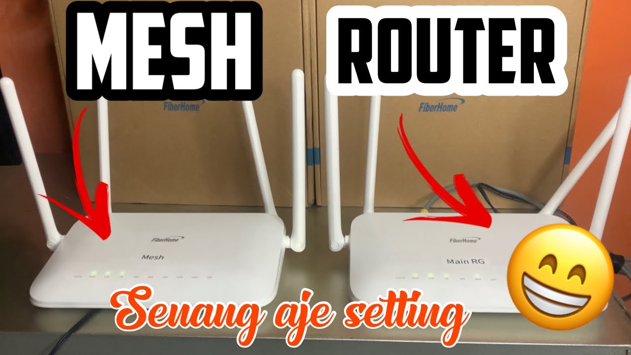 router fiberhome wifi 6 jadikan mesh step paling senang - YouTube