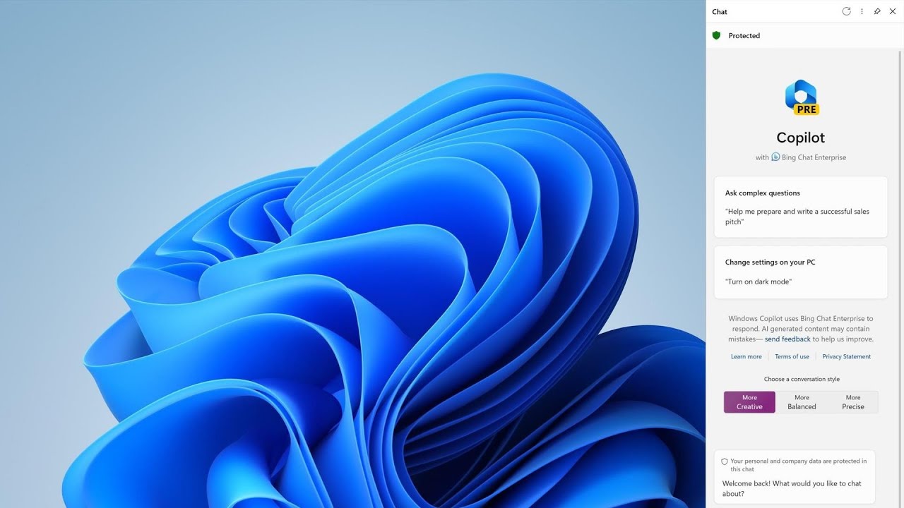 Microsoft launches Bing Chat Enterprise for Windows Copilot in Preview ...