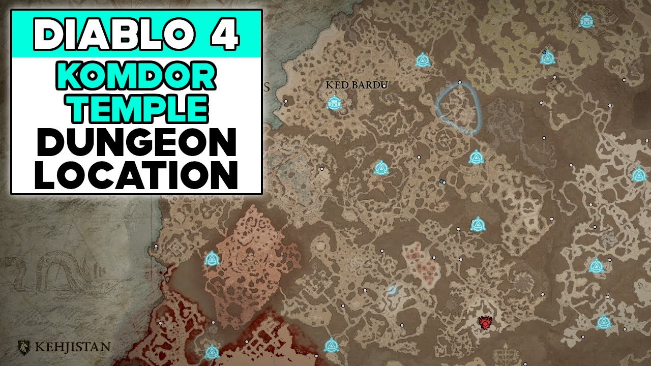 DIABLO 4 KOMDOR TEMPLE LOCATION - YouTube