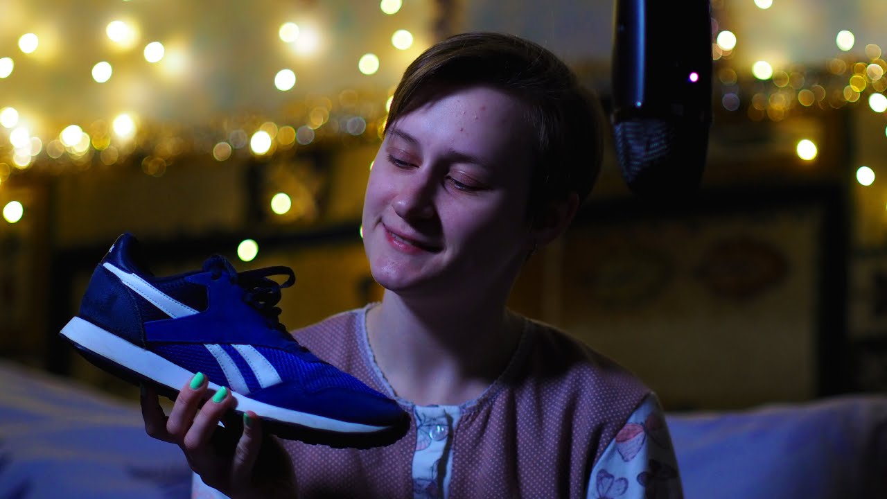 ASMR Shoe Tapping & Soft Spoken Ramble Mixed With Whispers - YouTube