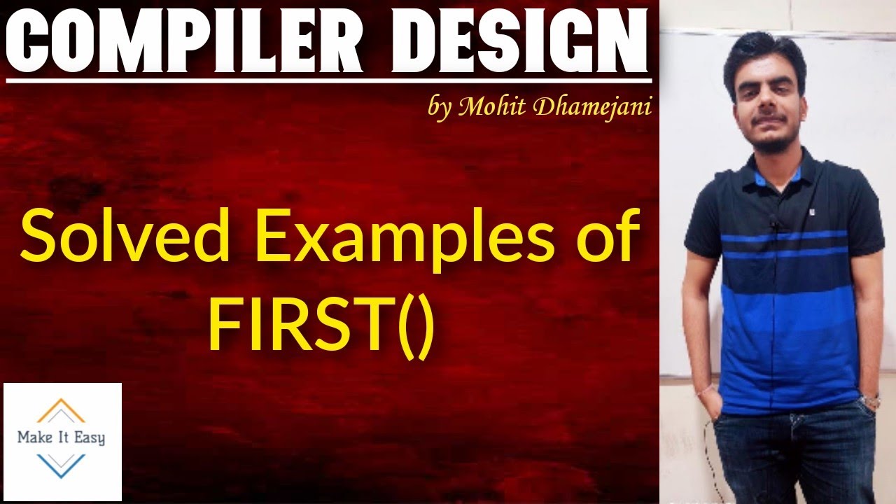 Solved Examples of FIRST() - YouTube