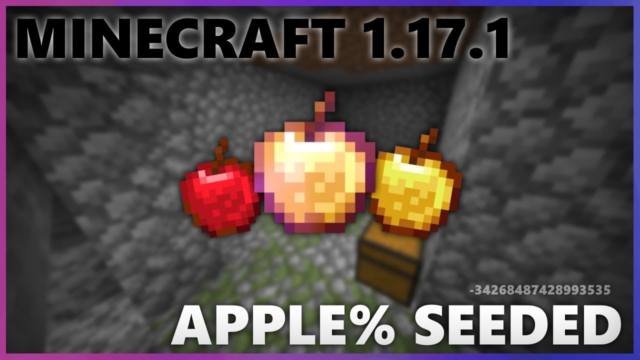 Minecraft 1.17.1 Apple% [Seeded] - YouTube