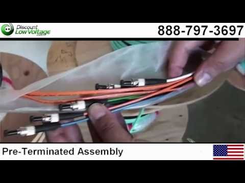 Pre Terminated Single Mode Fiber Optic Cable - YouTube