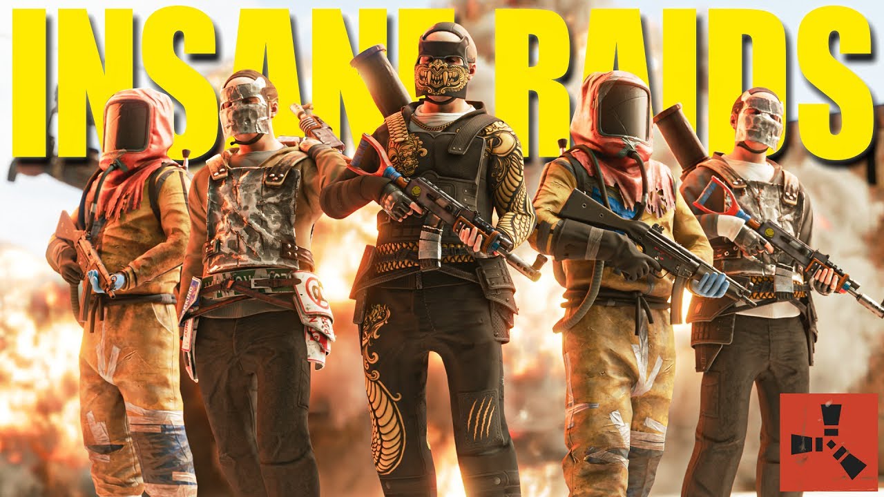 My Group ONLINE RAIDS EVERYONE No Matter the BASE in Rust - YouTube