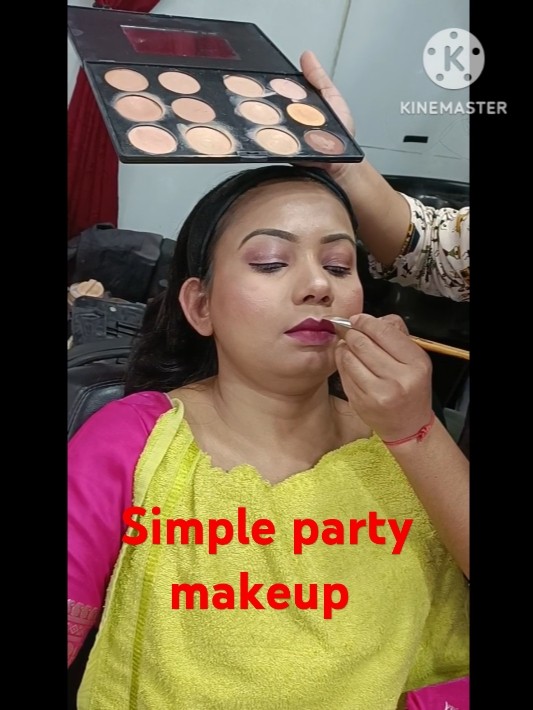 Simple party makeup - YouTube