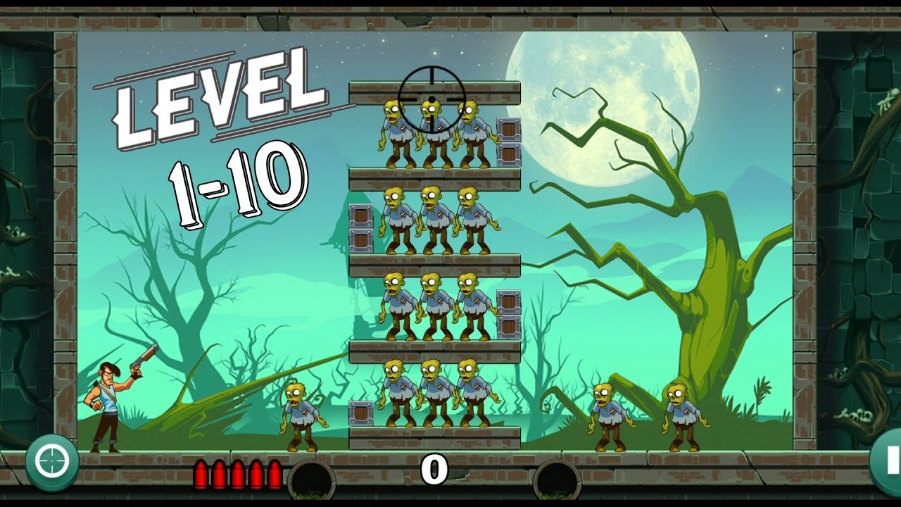 Stupid Zombies level 1-10 | Stupid zombies mobile games | Game level up ...