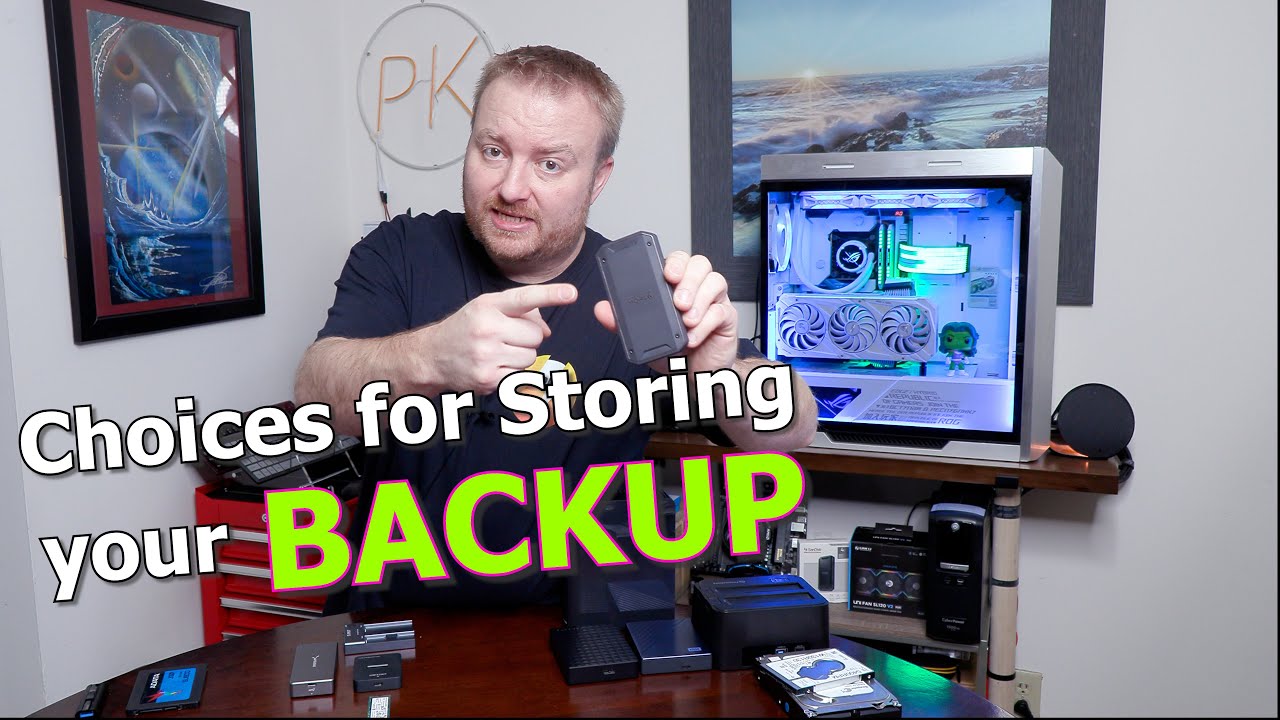 What drive should you use for backups | SSD? NVMe? HHD? - YouTube