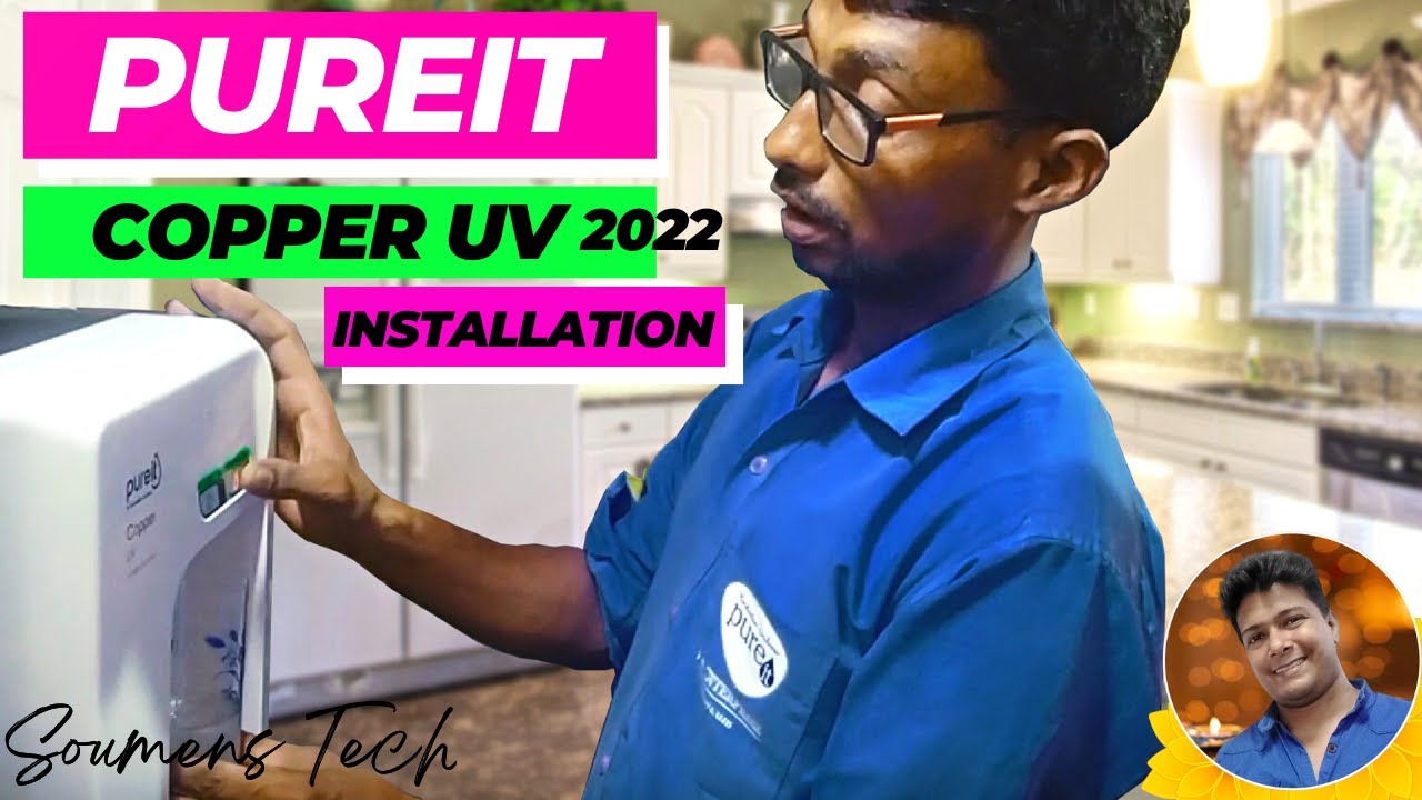 UV Water Purifier Installation Process | Pureit Copper UV Installation⚡ ...