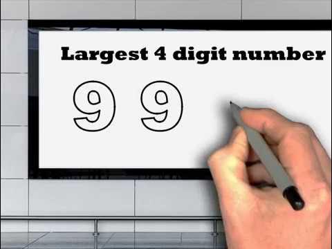 Difference between largest 4 digit number and the smallest 6 digit number - YouTube