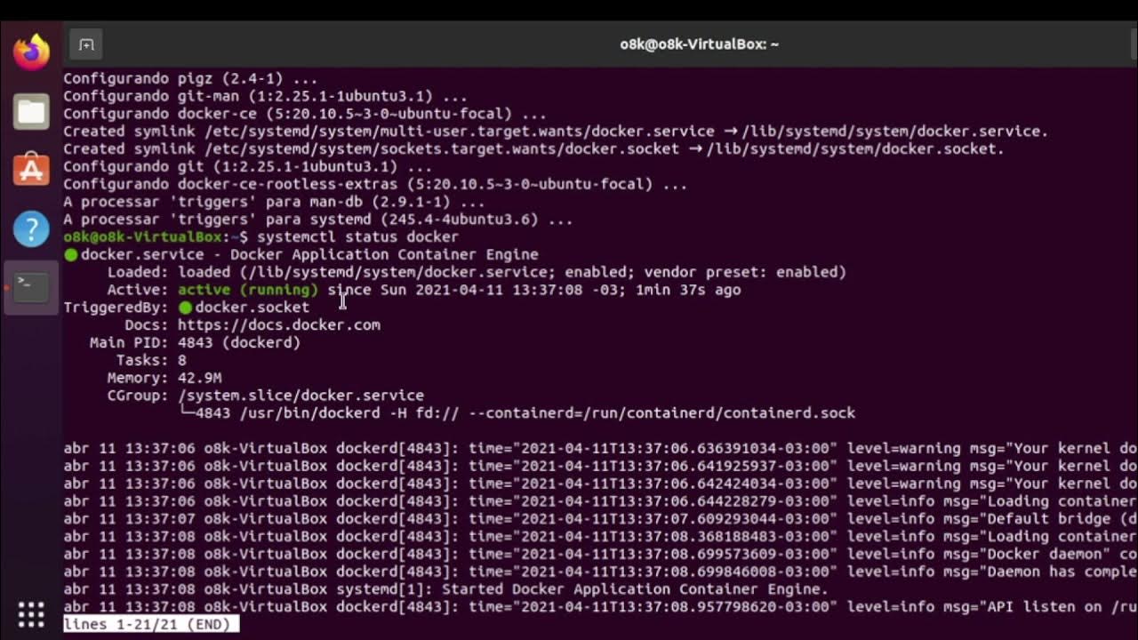 Como Instalar O Docker E Executá Lo Sem Sudo No Ubuntu Youtube