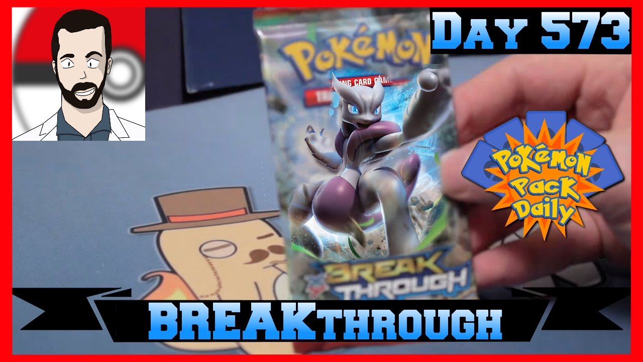 Pokemon Pack Daily BREAKthrough Booster Opening Day 573 - Featuring ...