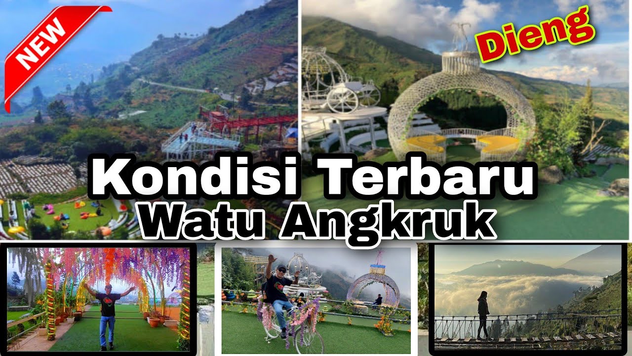 Sekarang Parah Wisata Watu Angkruk Dieng Wonosobo - YouTube