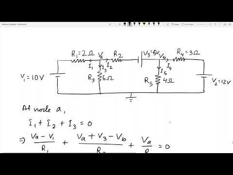 Nodal Analysis Example || Solving DC circuit || Basic Electrical Engineering - YouTube