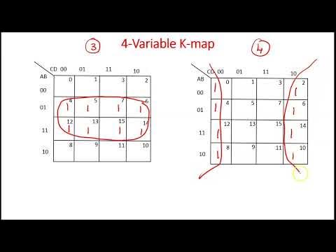 4-Variable K-map (Part 2) - YouTube