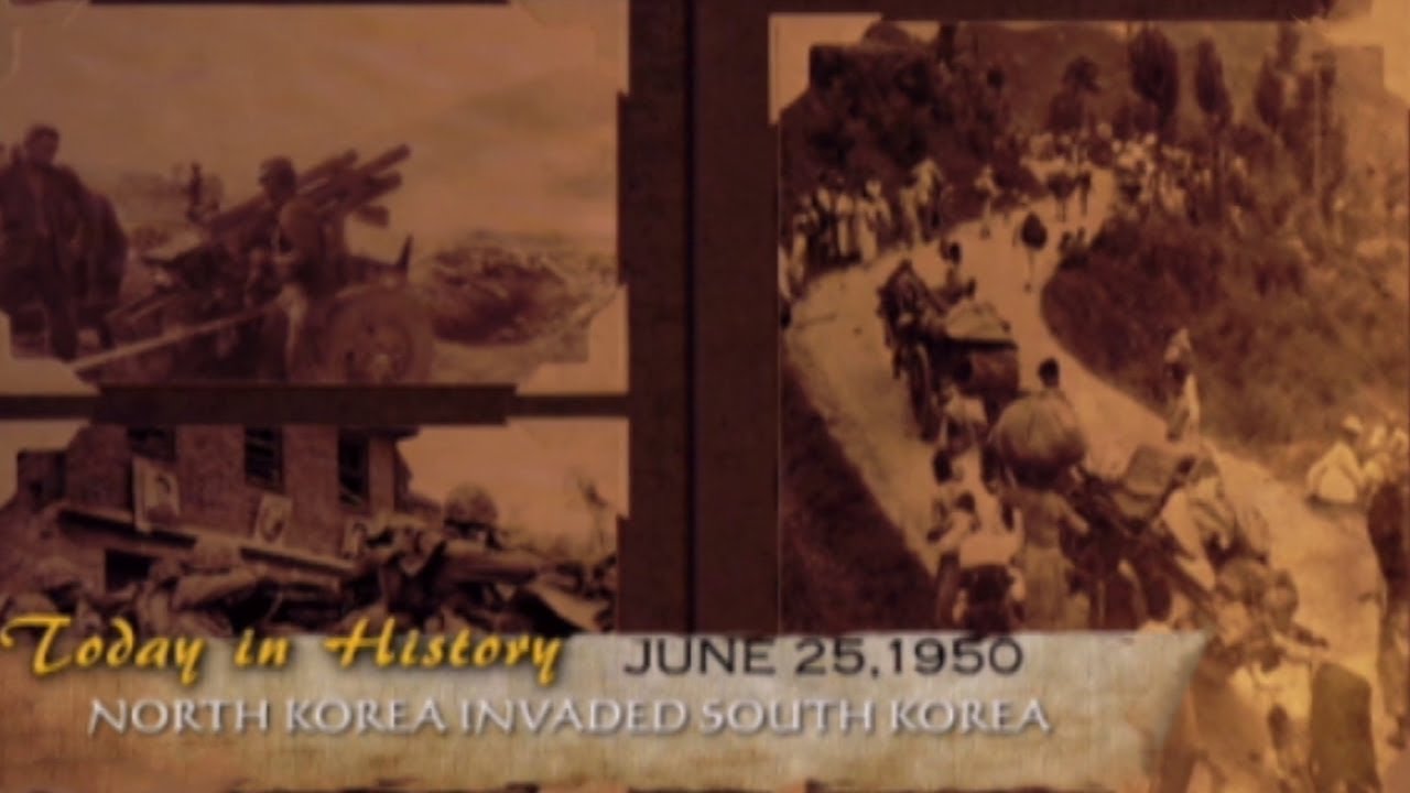 North Korea invades South Korea in 1950 | Today in History - YouTube