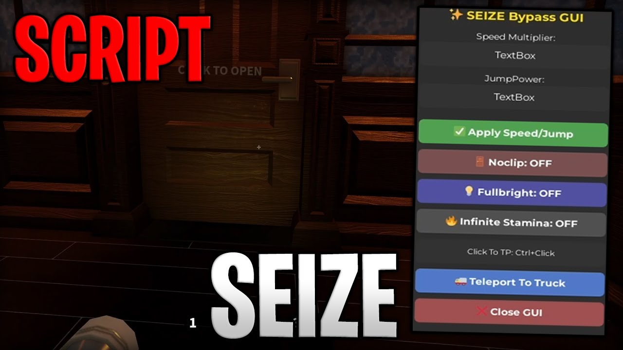 [OP] SEIZE Best Script Walkspeed, Infinite Stamina & God Mode Roblox ...