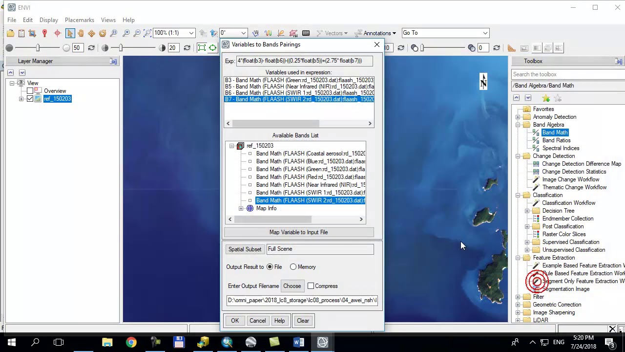 Automated Water Extraction Index(AWEI) - YouTube