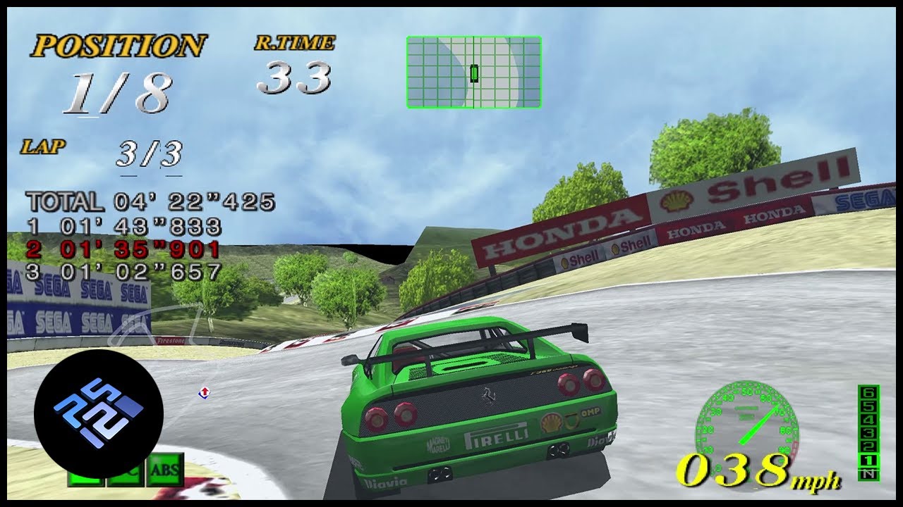 F355 Challenge (PS2) - Arcade Race on Laguna Seca - PCSX2 Emulation ...
