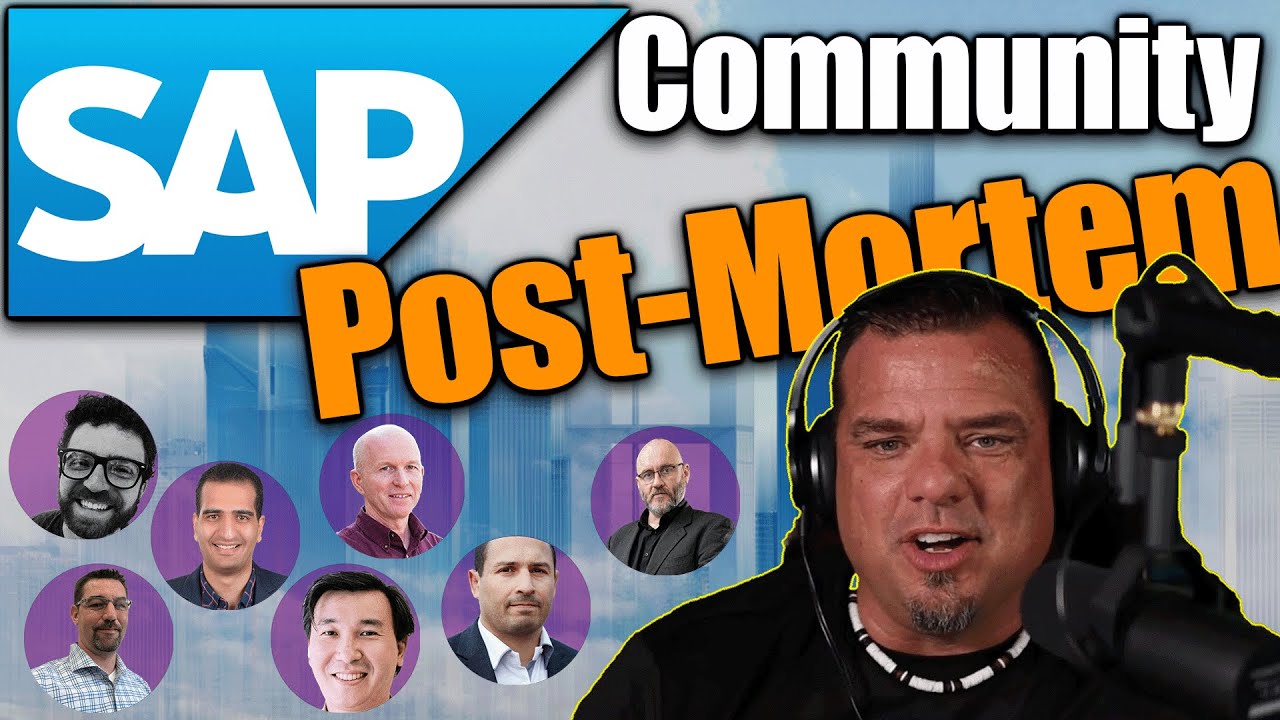 SAP - Digital Manufacturing Community's Post-Mortem Analysis - YouTube