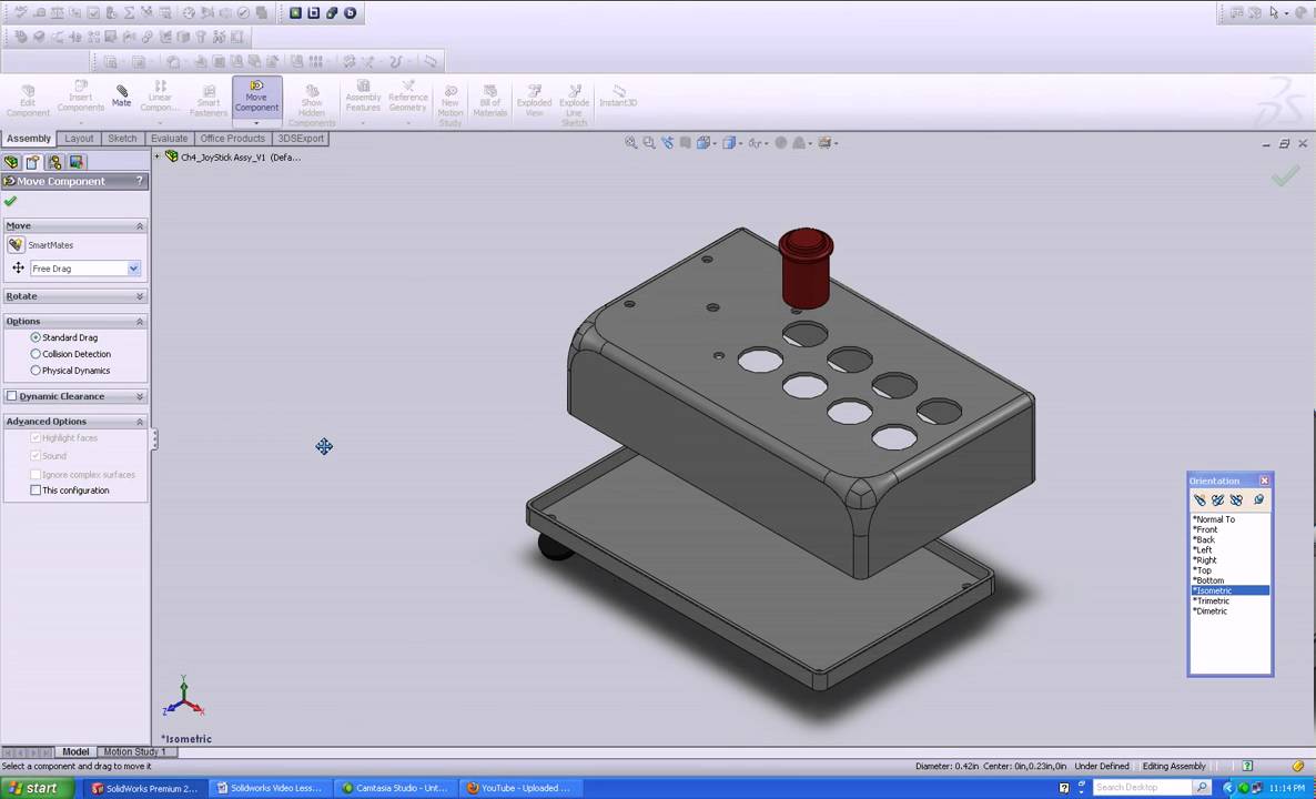 Solidworks Tutorials Move And Rotote YouTube Solidworks Tutorials Move And Rotote YouTube