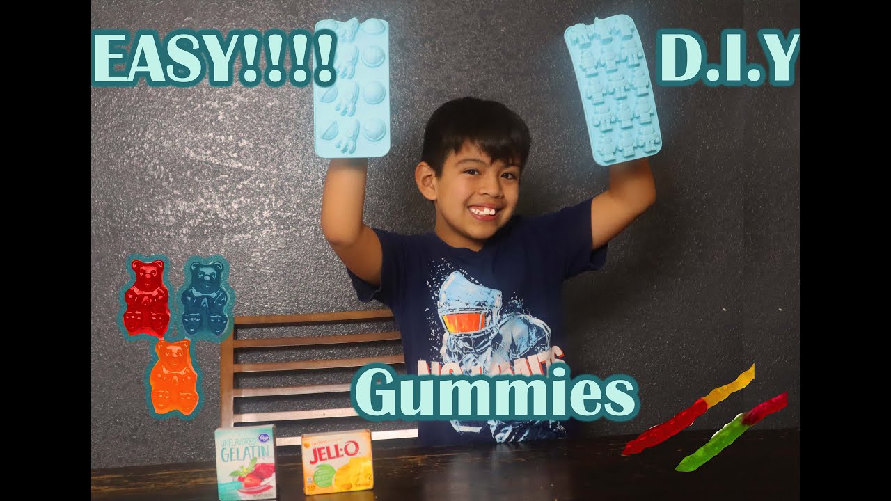 DIY gummie candy ( easiest recipe) - YouTube